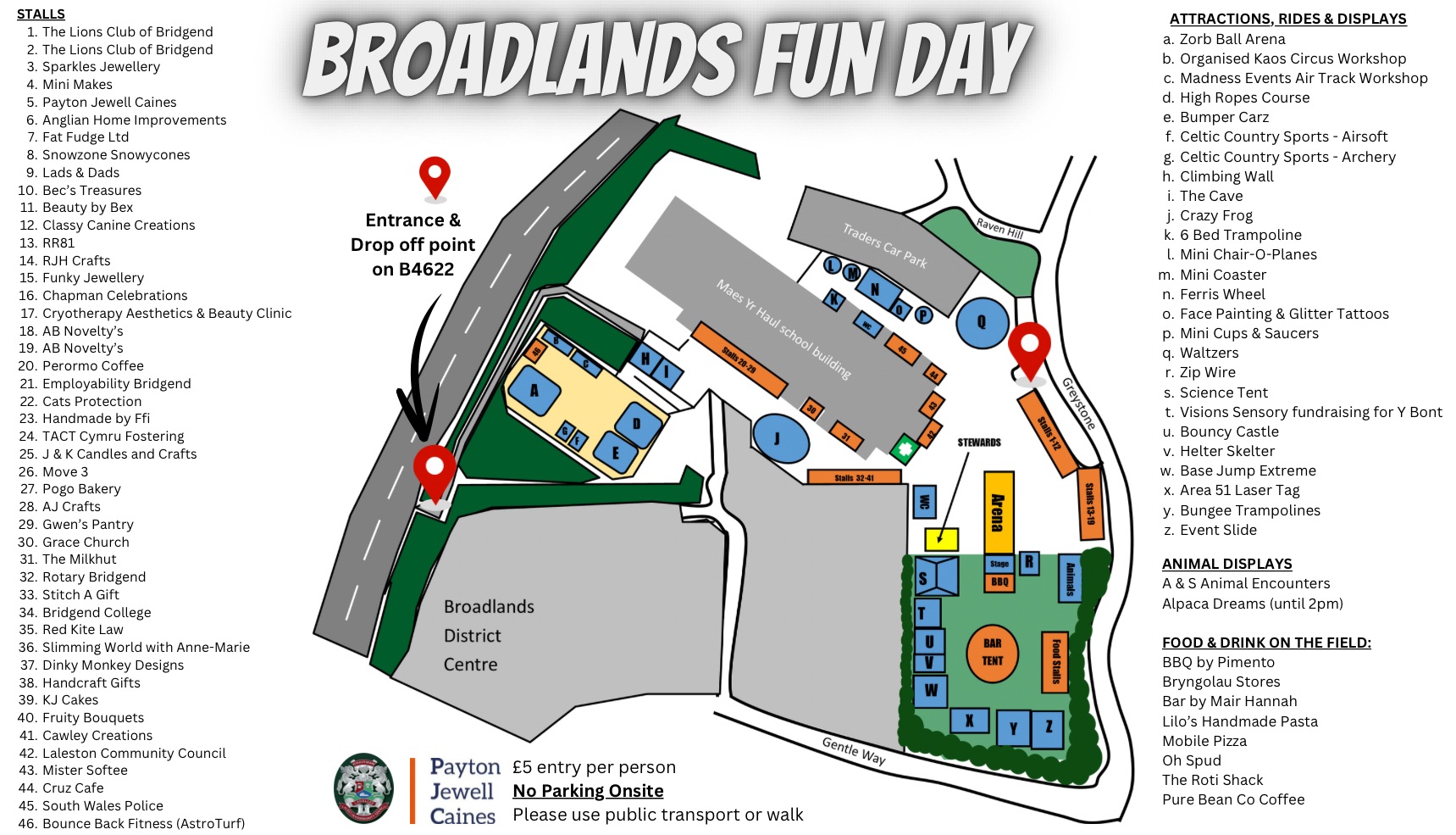 Broadlands Fun Day Map – Broadlands Fun Day